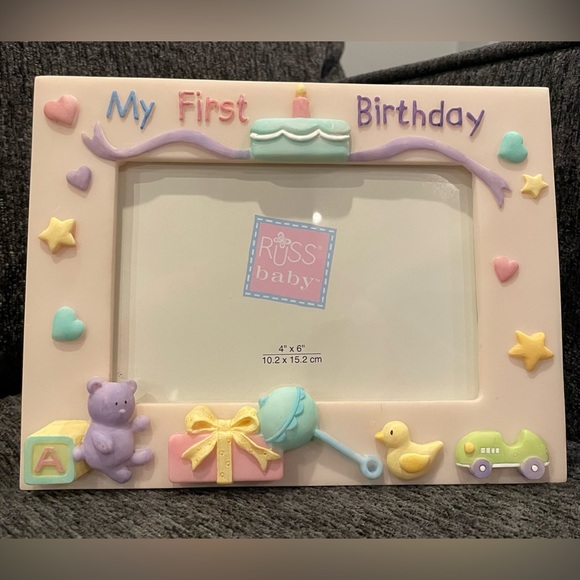 Russ Baby | Accents | Russ Baby My First Birthday Frame 4x6 Brand New ...